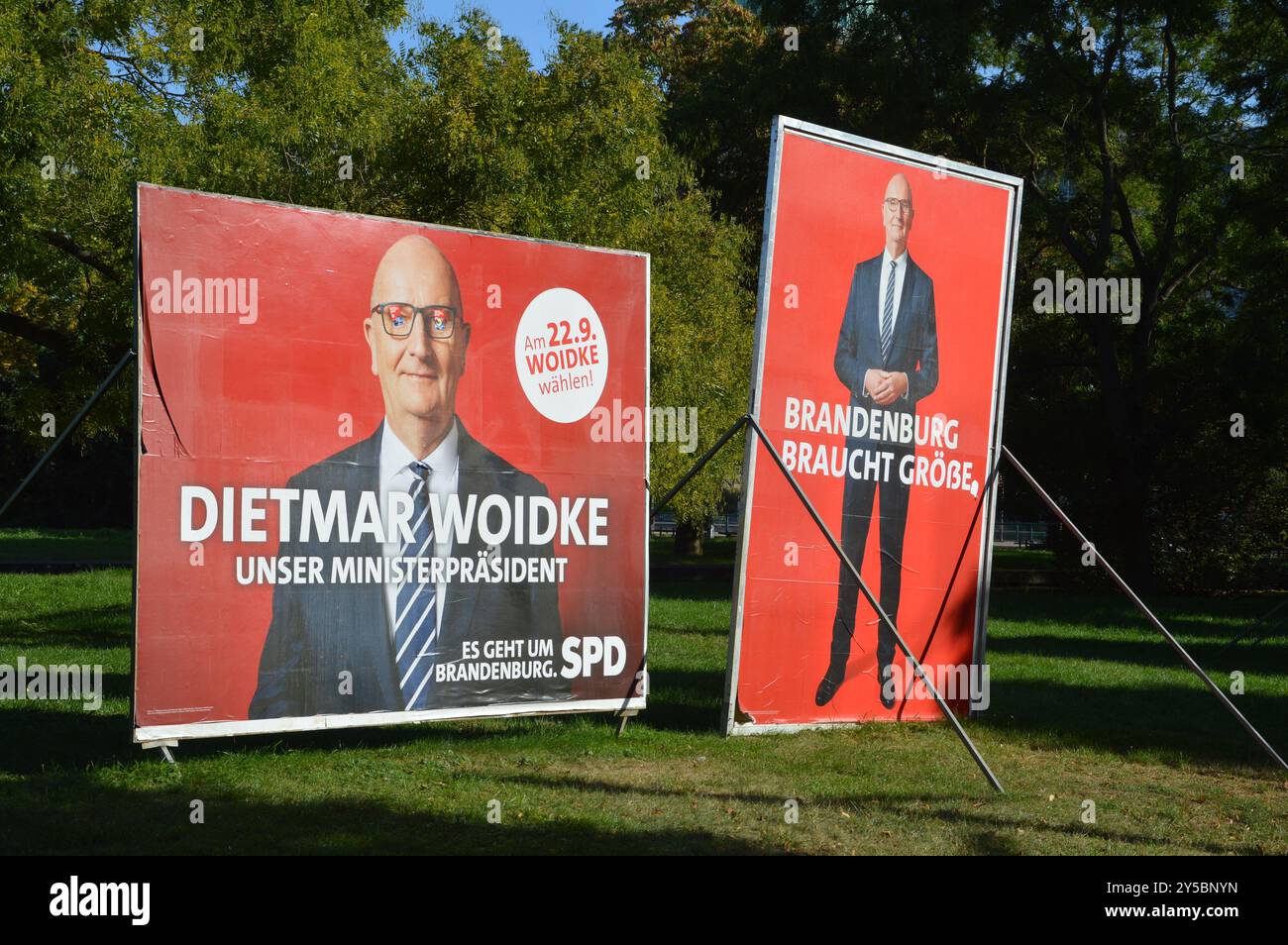 Potsdam, Germany - September 20, 2024 - Election posters in Potsdam for ...