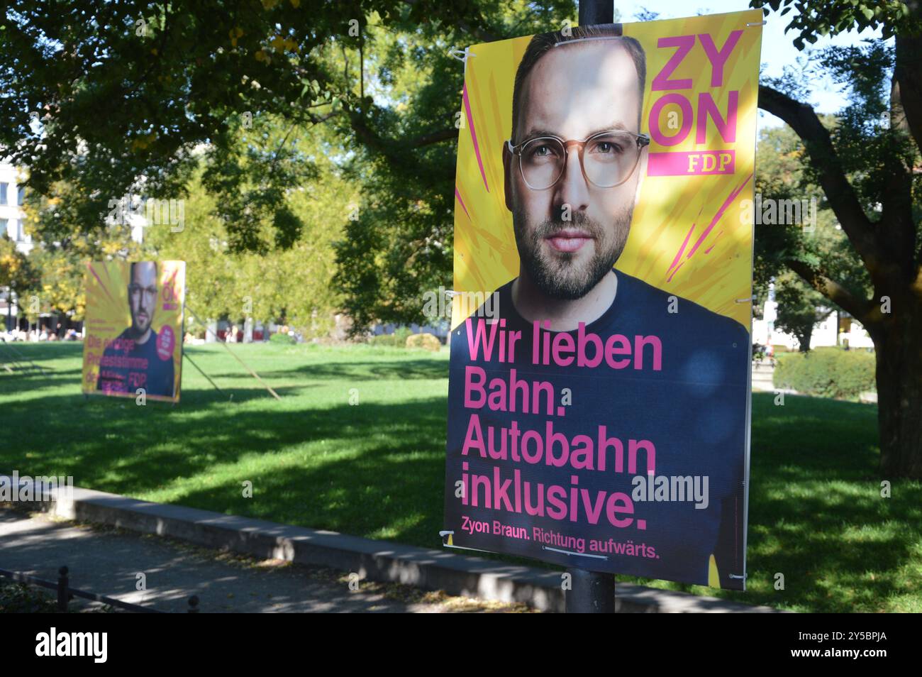 Potsdam, Germany - September 20, 2024 - Election posters in Potsdam for ...