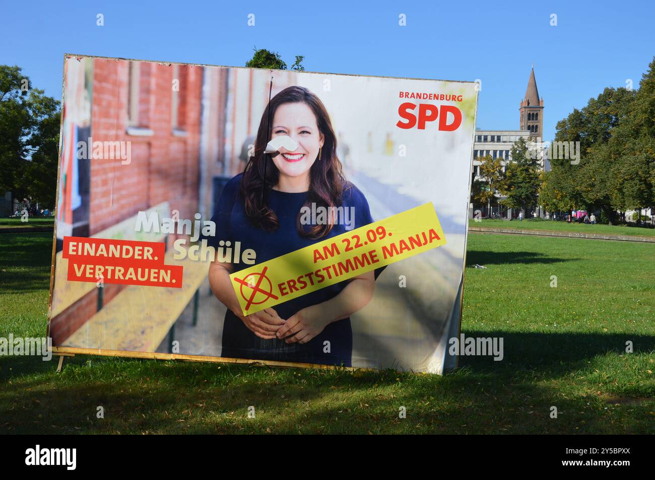 Potsdam, Germany - September 20, 2024 - Election posters in Potsdam for ...