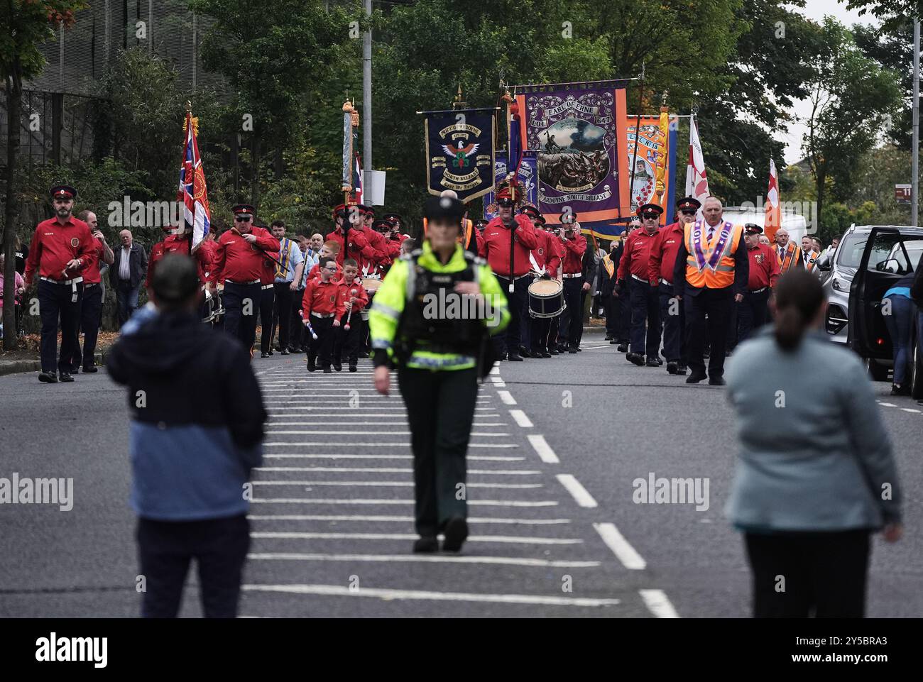 Orange order parade 2024 hi-res stock photography and images - Alamy