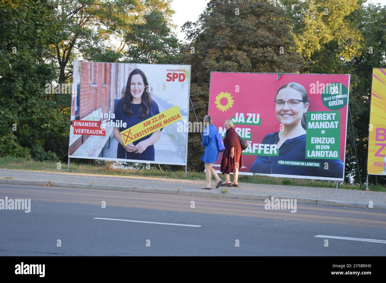 Potsdam, Germany - September 20, 2024 - Election posters in Potsdam for ...