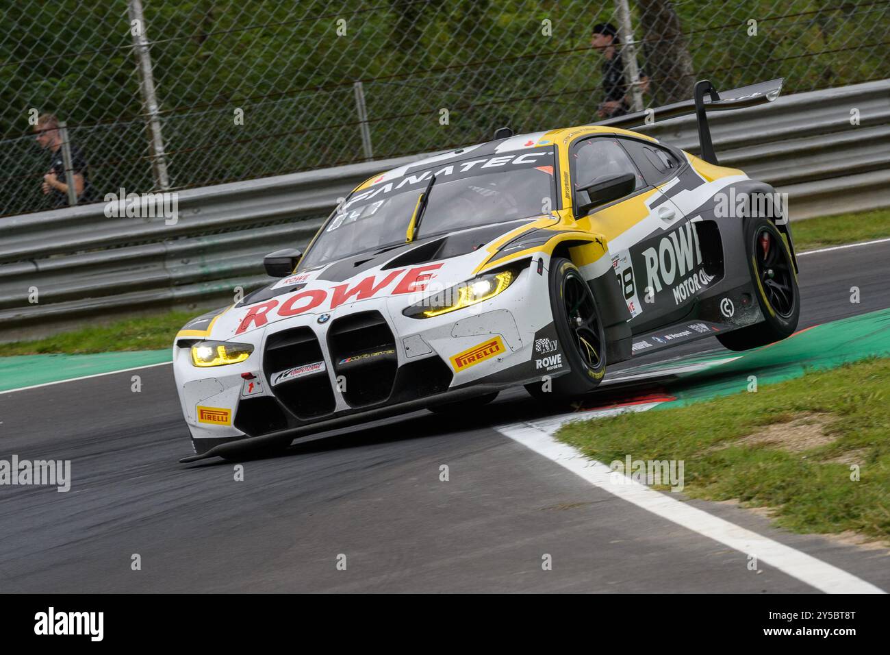 Monza, Italy. 21st September, 2024. ROWE RACING #98 (FRIJNS, OOSTEN ...