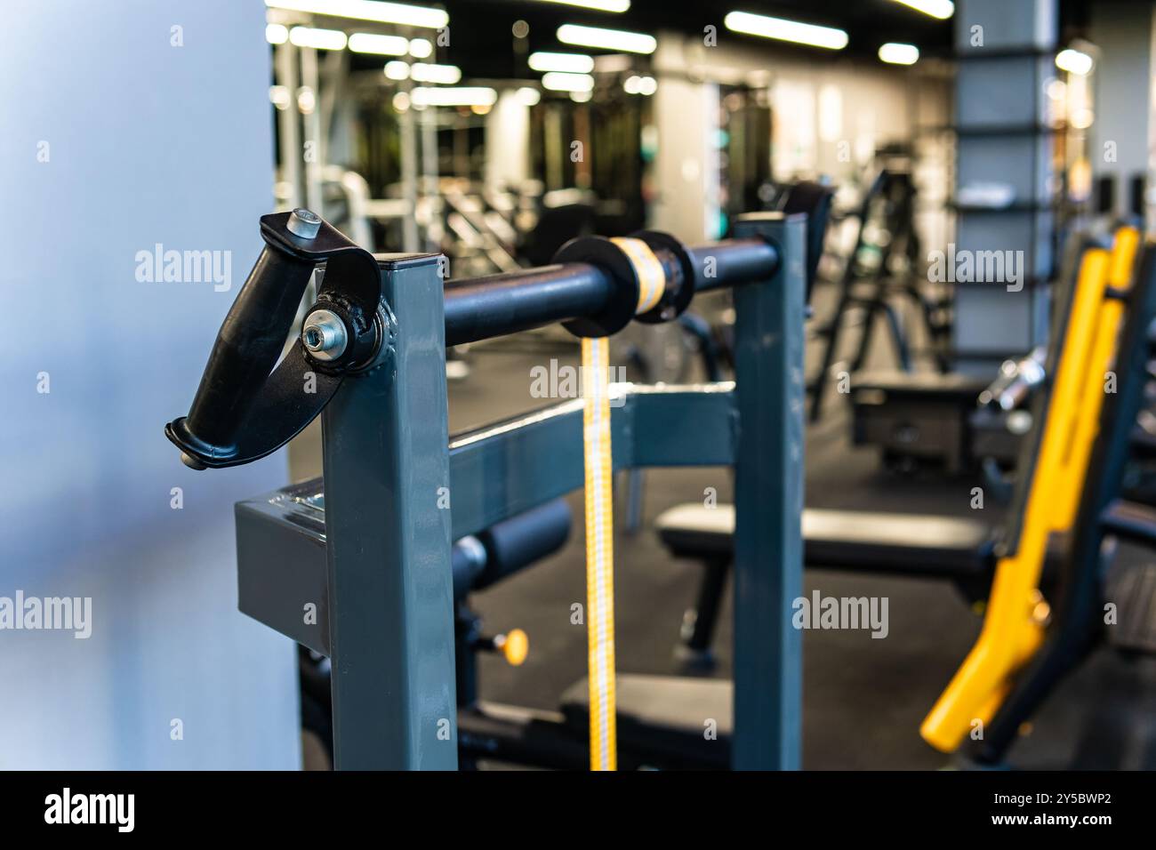 healthy health modern club exercise sport equipment heavy fitness ...