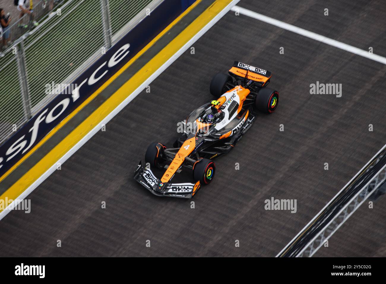 Singapore. 21st Sept 2024. 04 NORRIS Lando (gbr), McLaren F1 Team MCL38 ...