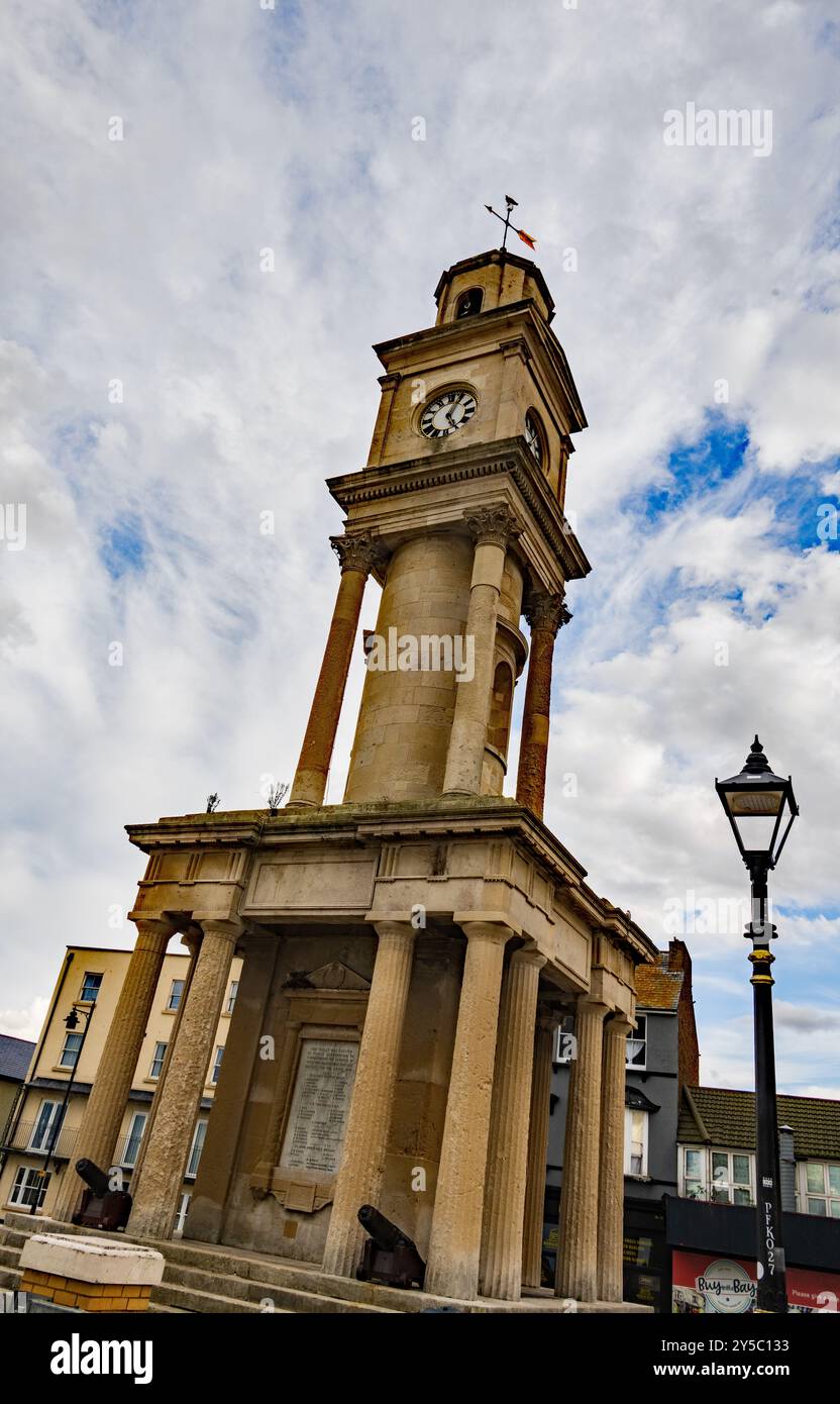 Herne Bay Clock Tower. Kent Stock Photo - Alamy