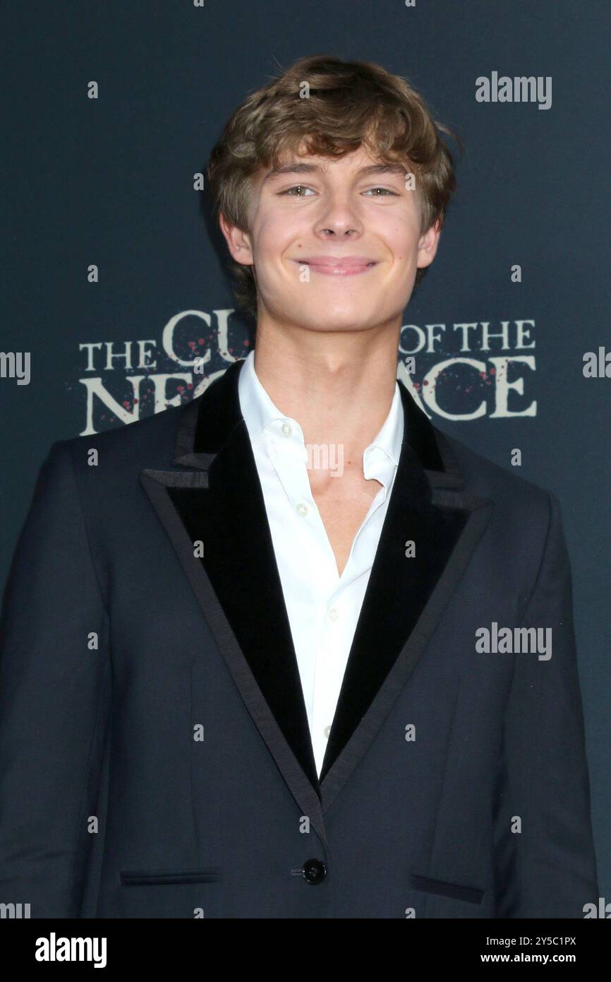 Ca. 20th Sep, 2024. Jacob Moran at arrivals for THE CURSE OF THE ...