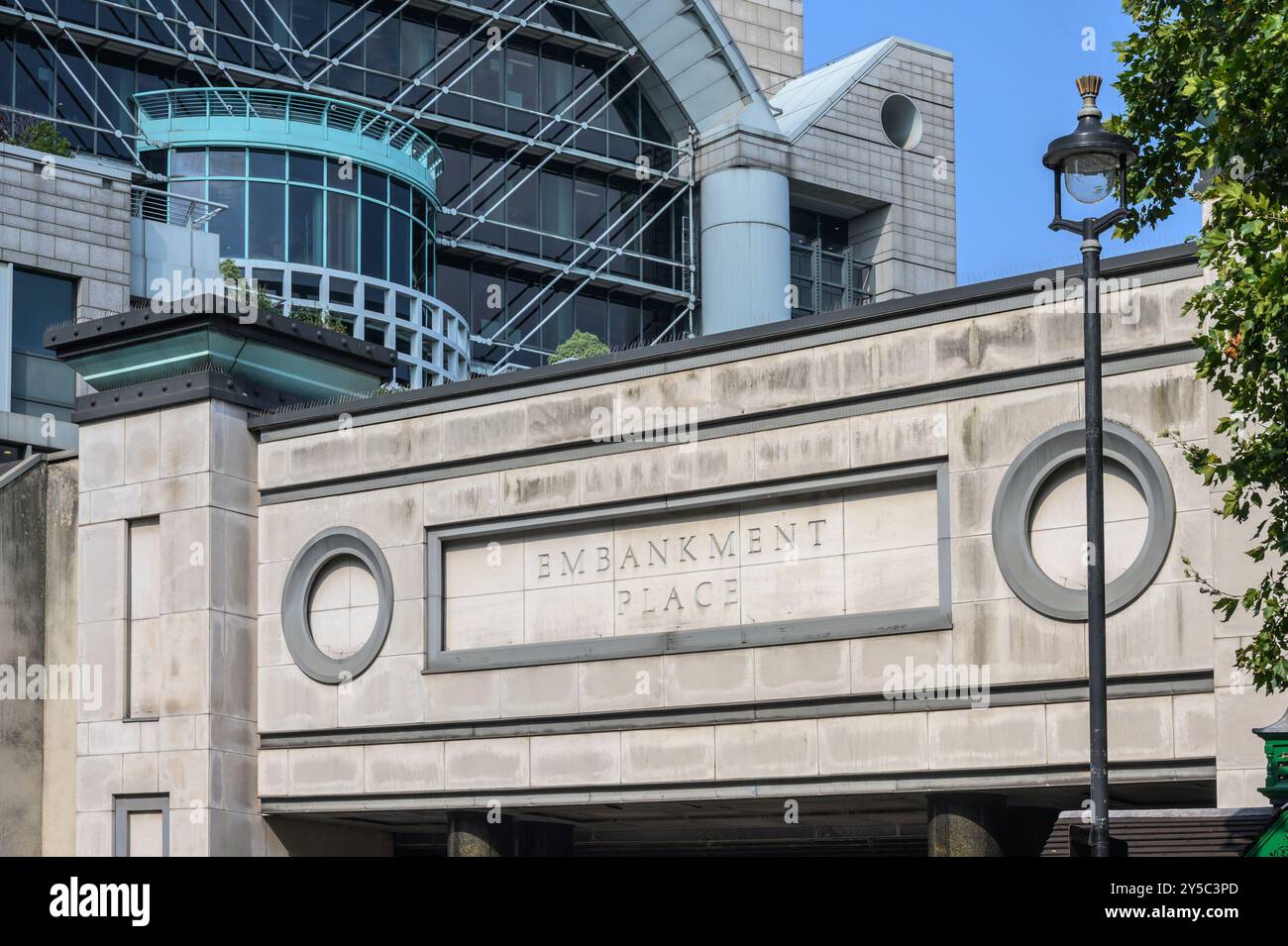 London, UK. Embankment Place, by Charing Cross Station Stock Photo - Alamy