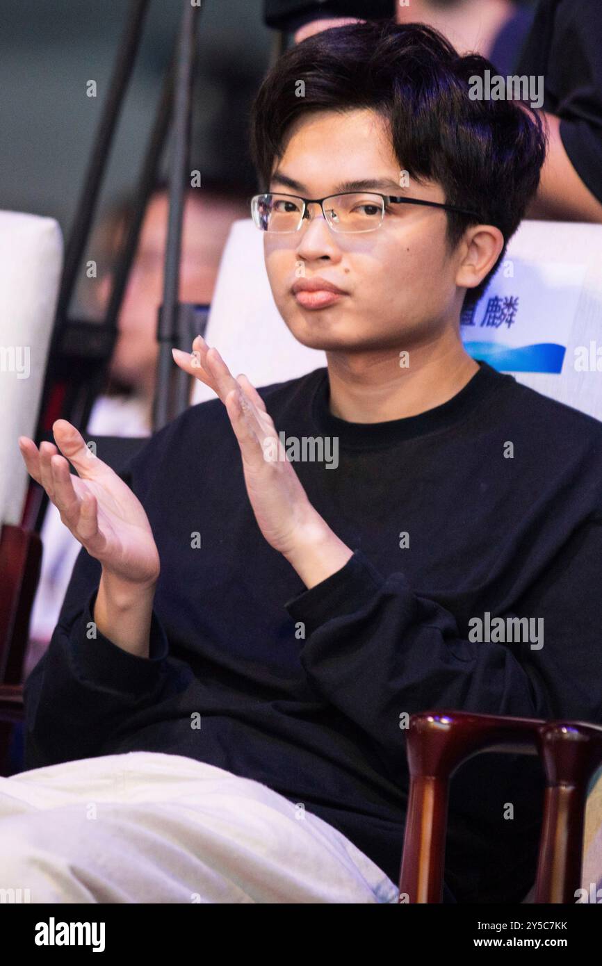 Yang Zhilin, founder of Moonshot AI, the developer of the popular Chinese large language model ...