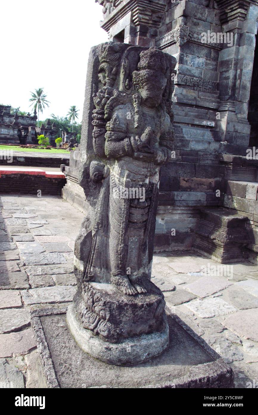 statue in the Penataran temple area Stock Photo - Alamy