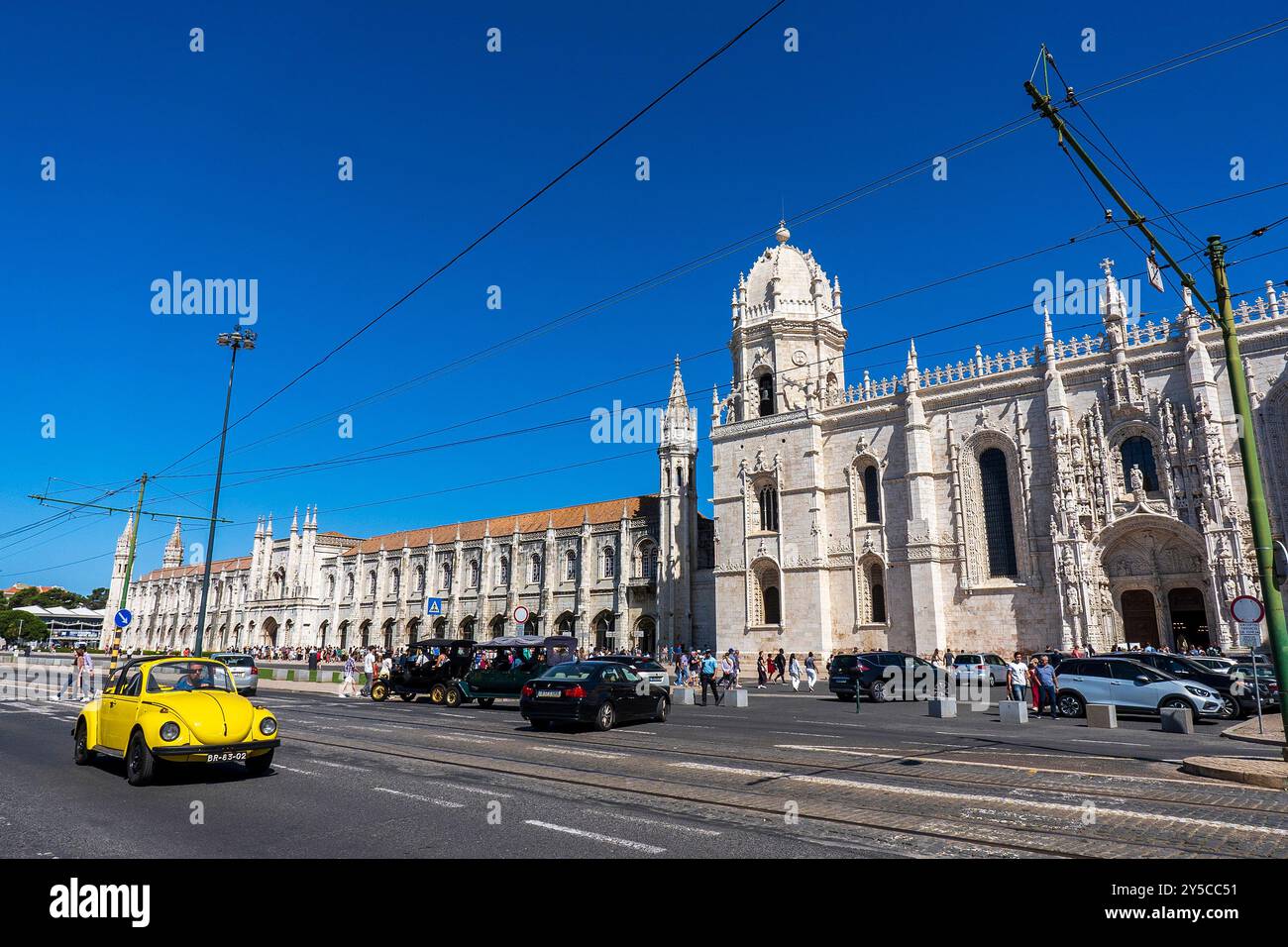 Exterior, The Jerónimos Monastery , example of the late Portuguese ...