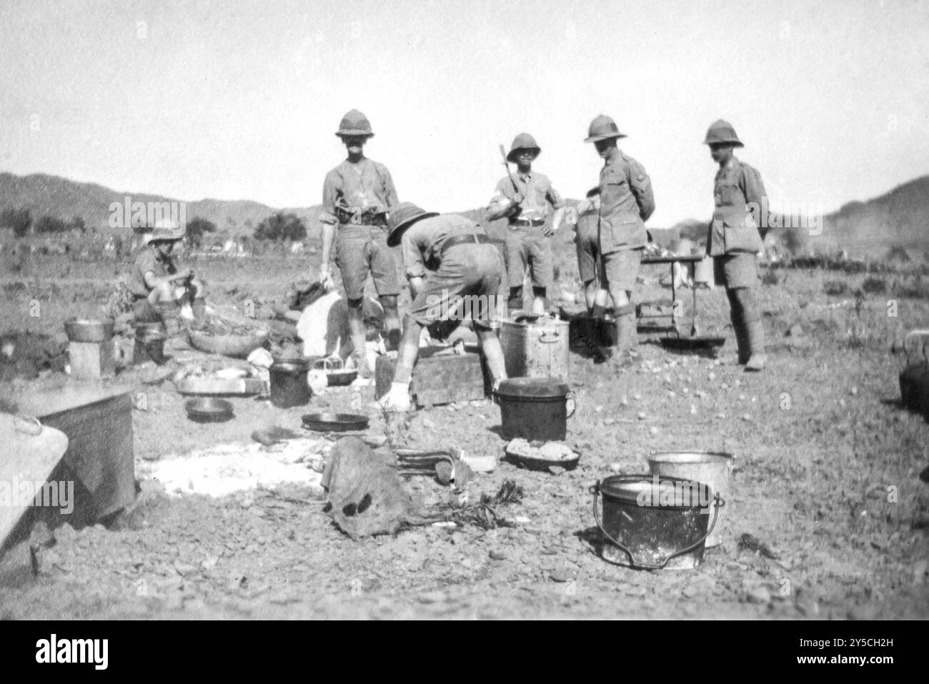 WWi 1916 North West Frontier, British India. Soldiers of the Queens ...