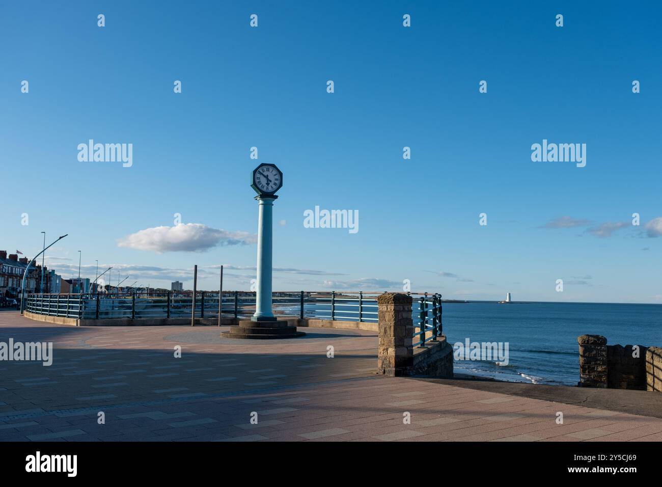 Grant's Clock in Whitley Bay Stock Photo - Alamy