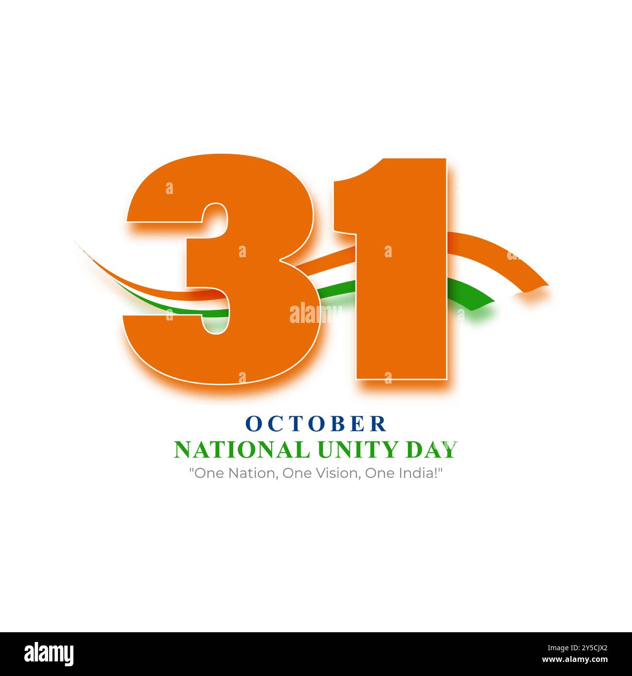 Vector illustration of National Unity Day of India social media feed ...