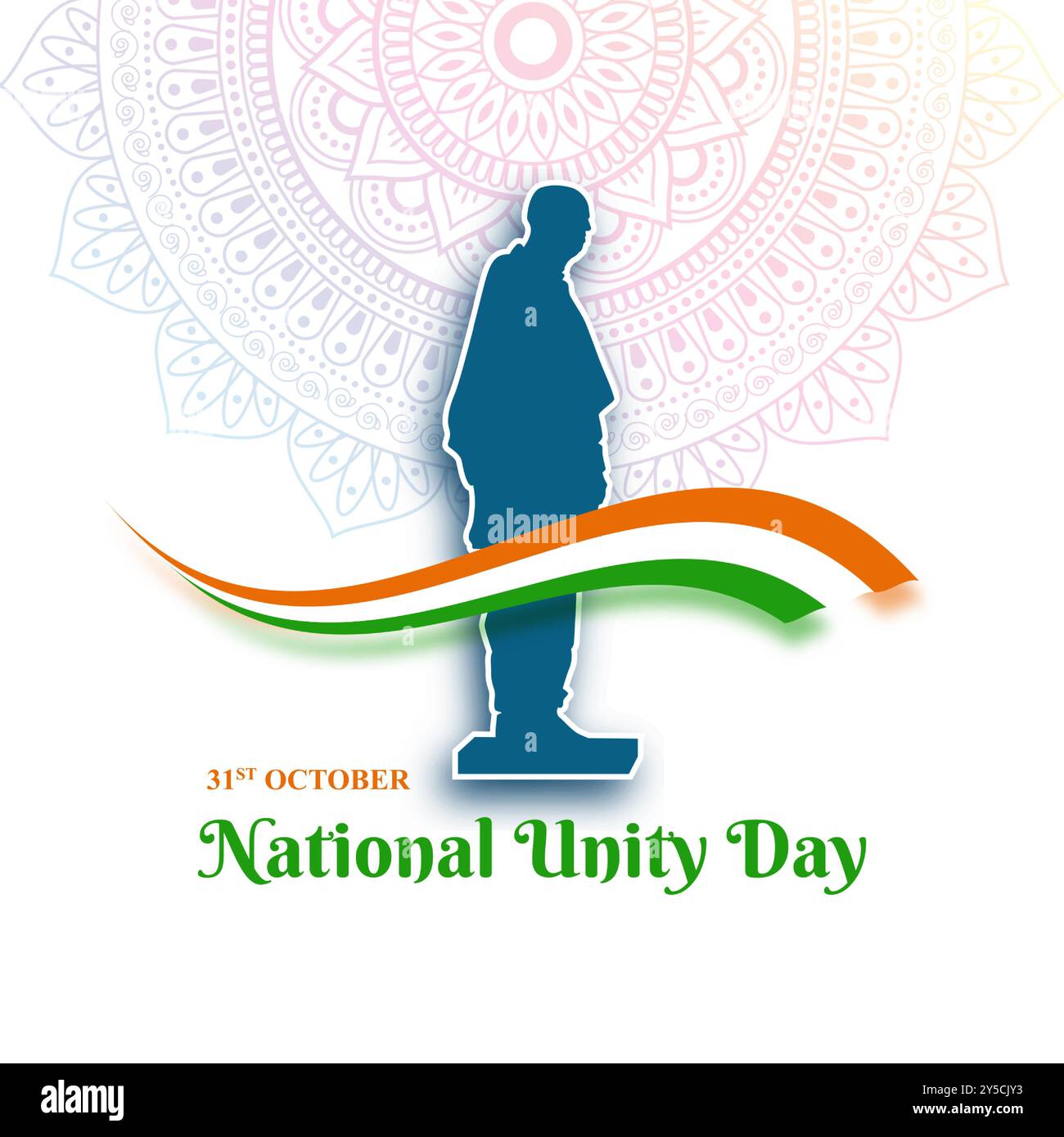 Vector illustration of National Unity Day of India social media feed ...