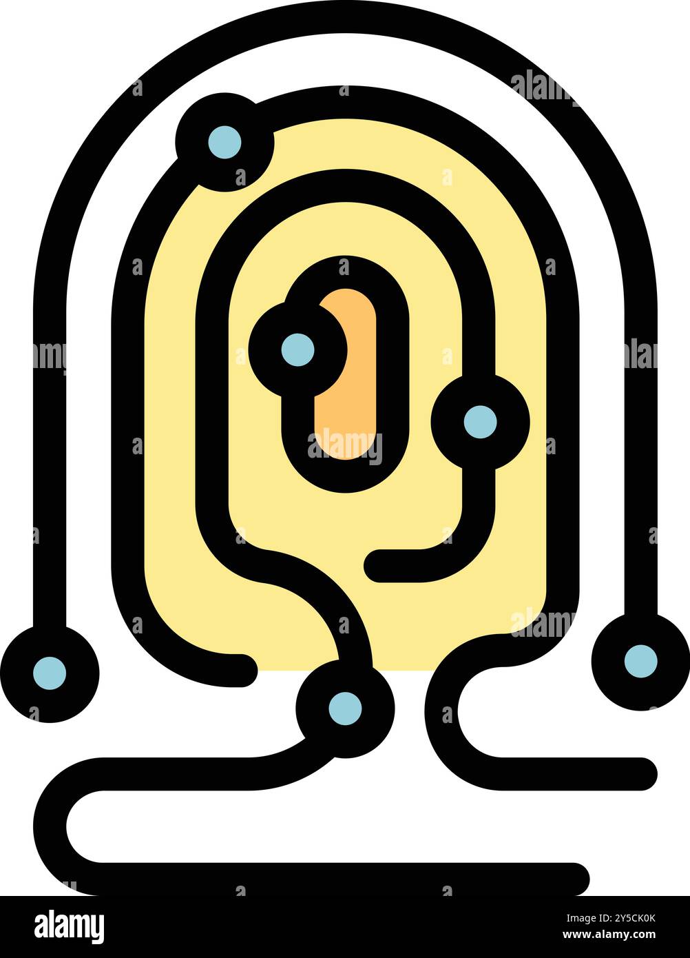 Fingerprint scanning system verifying identity using biometrics for ...