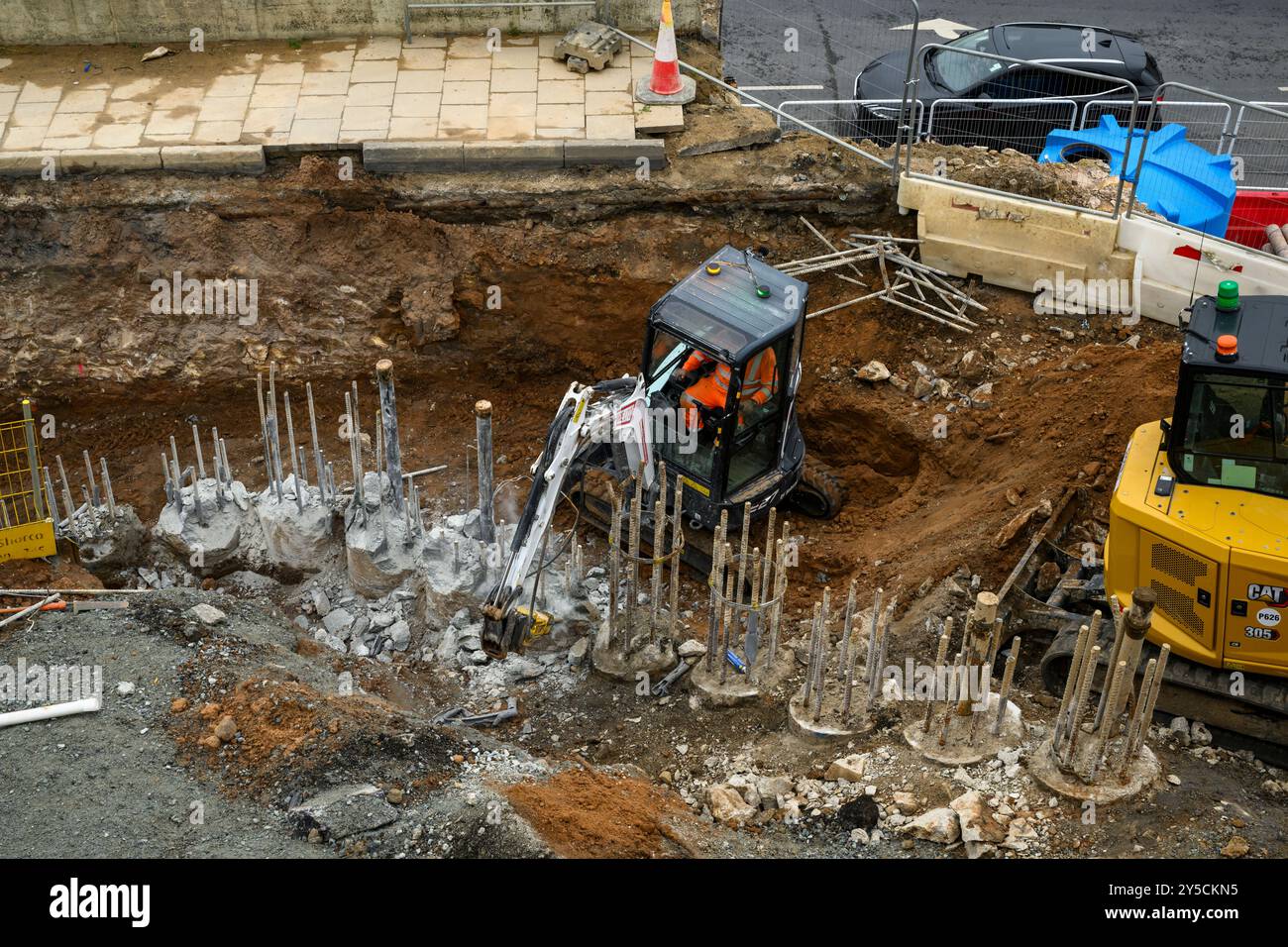 Road improvements & demolition work for Station Gateway Project (man ...