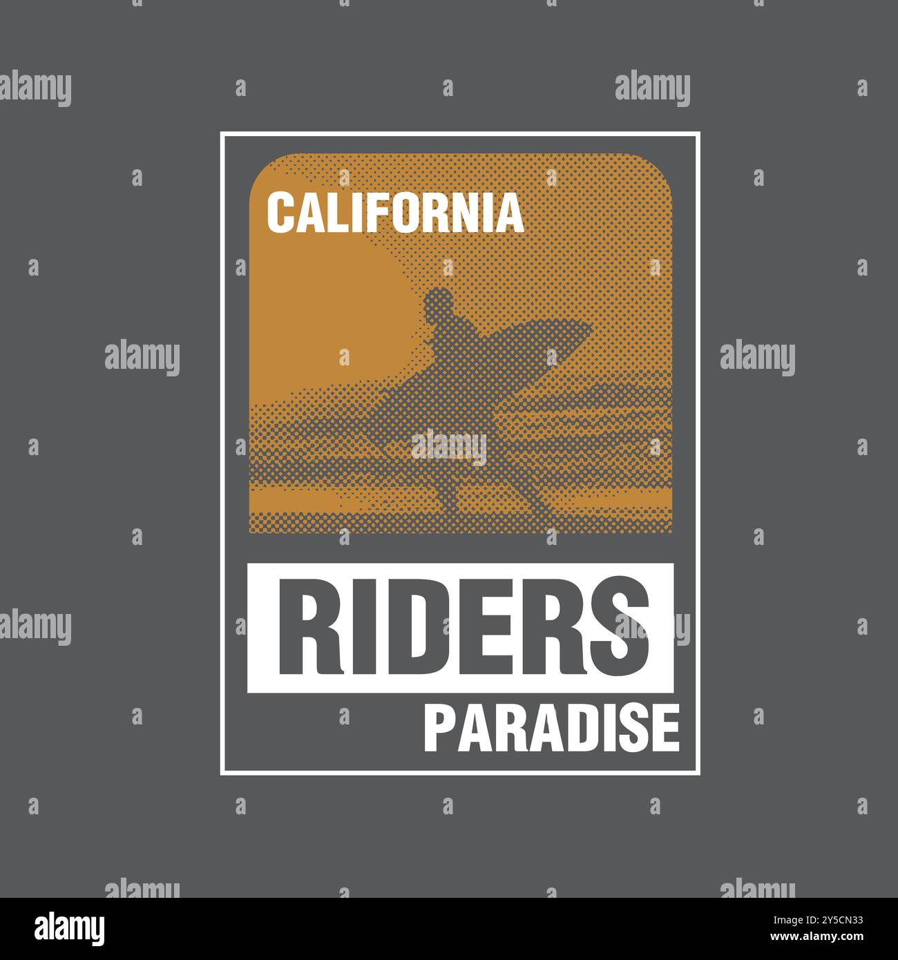 California Surfers Paradise ocean beach surfing print graphic poster ...