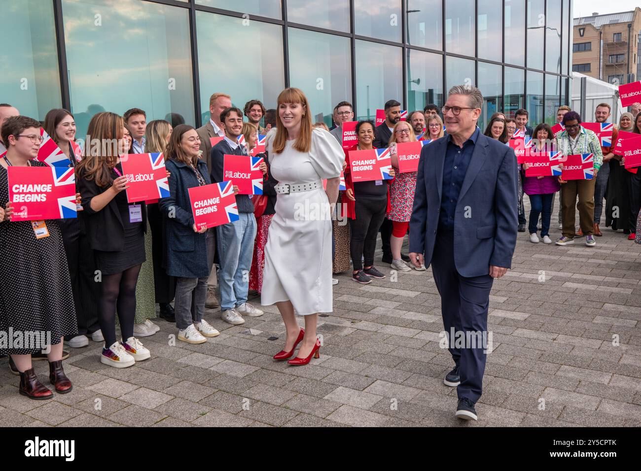 Liverpool, UK. 21st Sep 2024. Keir Starmer Arrives for conference with ...