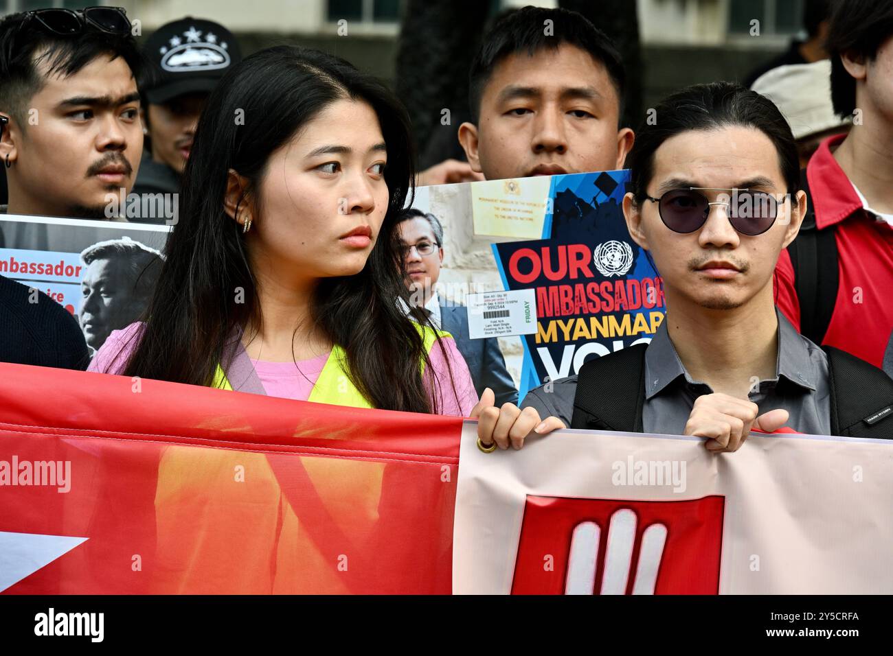 London, UK. 21st Sept 2024. Demonstration calling for an end of ...