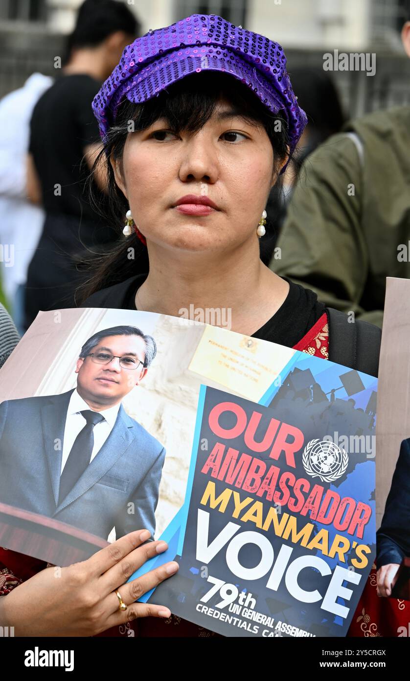 London, UK. 21st Sept 2024. Demonstration calling for an end of ...