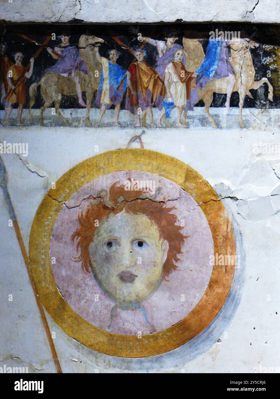 Ancient Macedonian burial art Stock Photo - Alamy