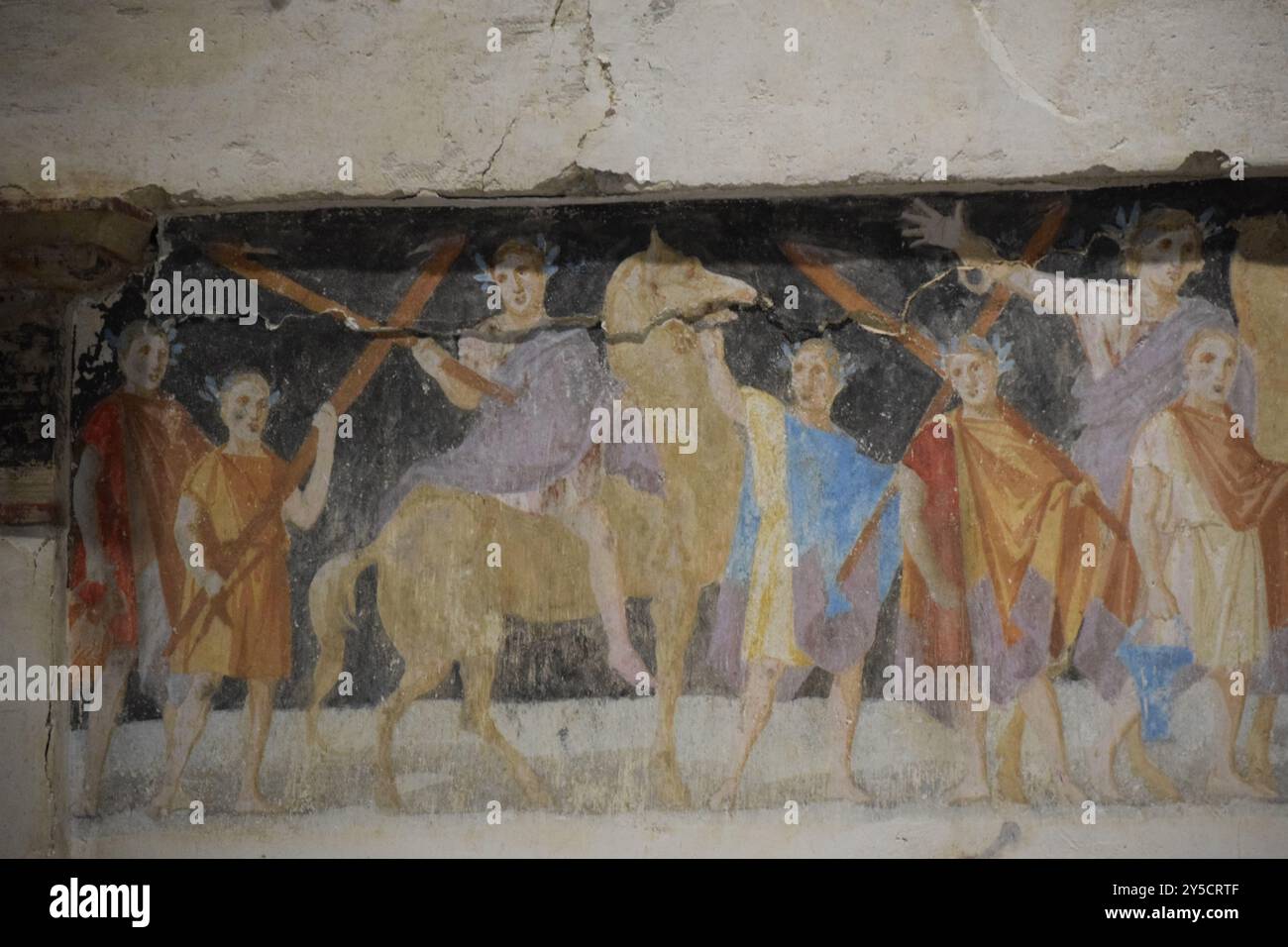 Ancient Macedonian burial art Stock Photo - Alamy