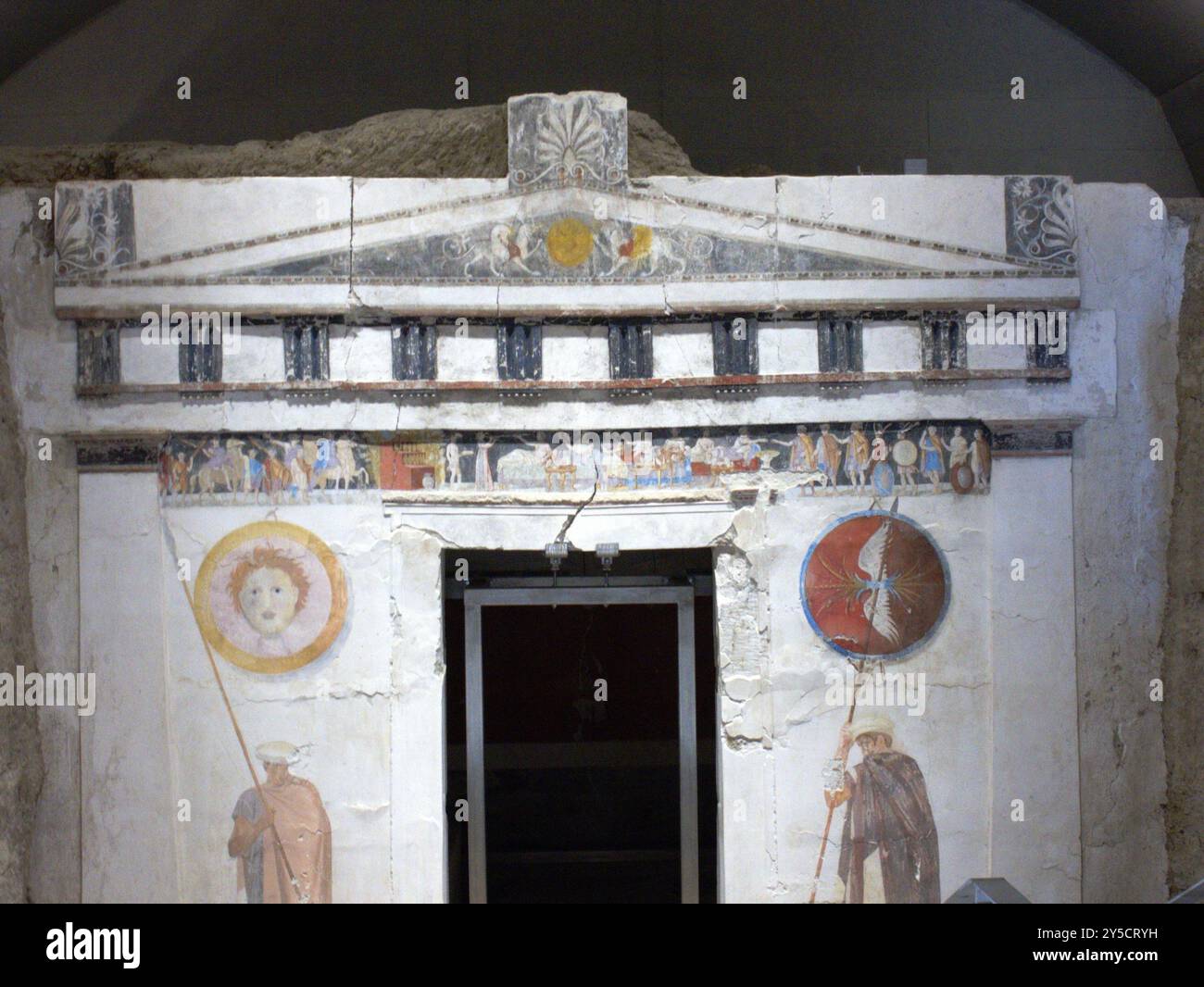 Ancient Macedonian burial art Stock Photo - Alamy