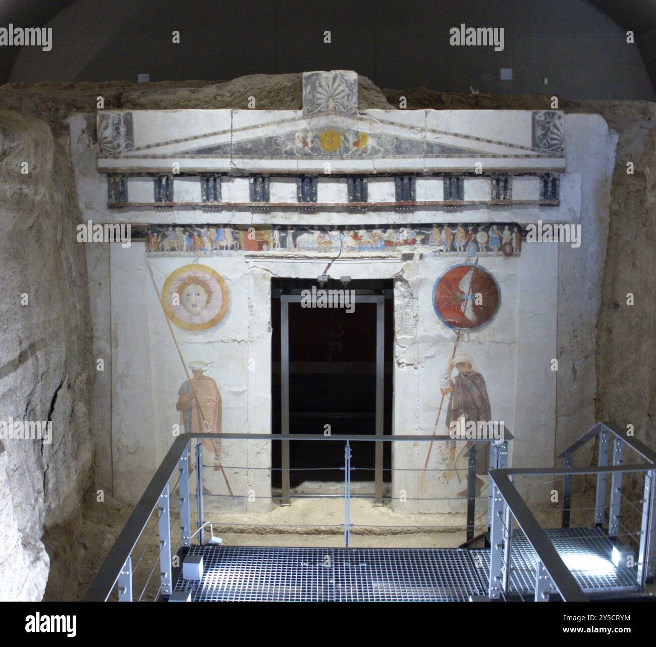 Ancient Macedonian burial art Stock Photo - Alamy