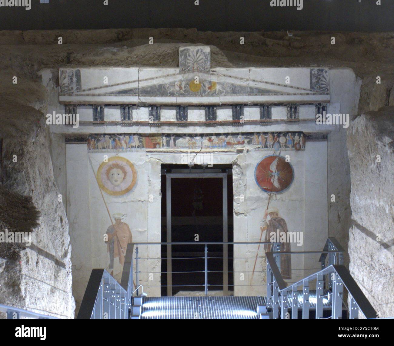 Ancient Macedonian burial art Stock Photo - Alamy