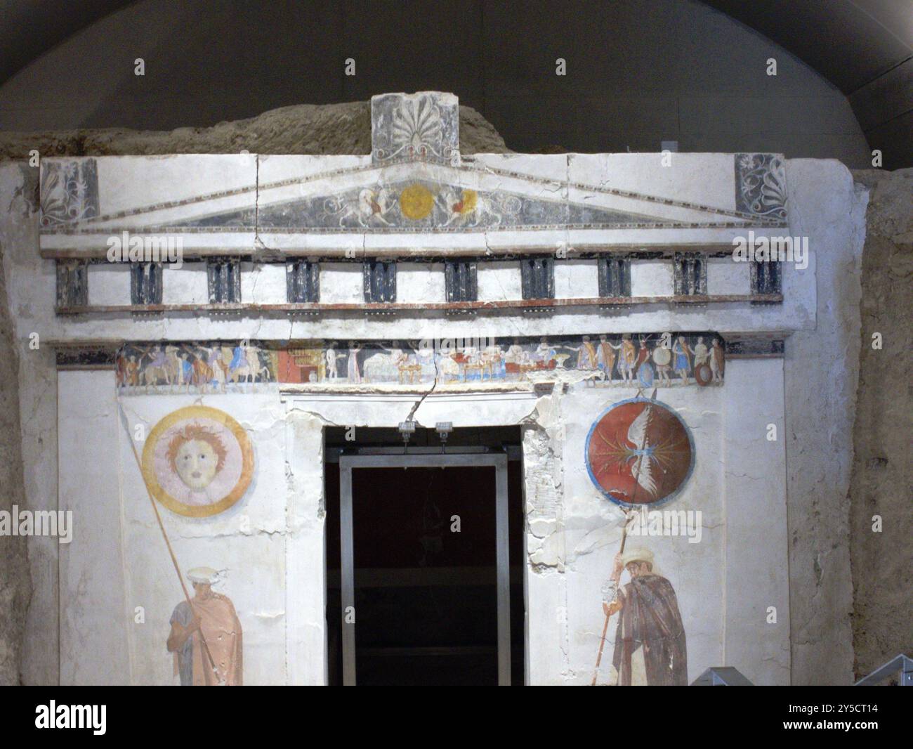 Ancient Macedonian burial art Stock Photo - Alamy