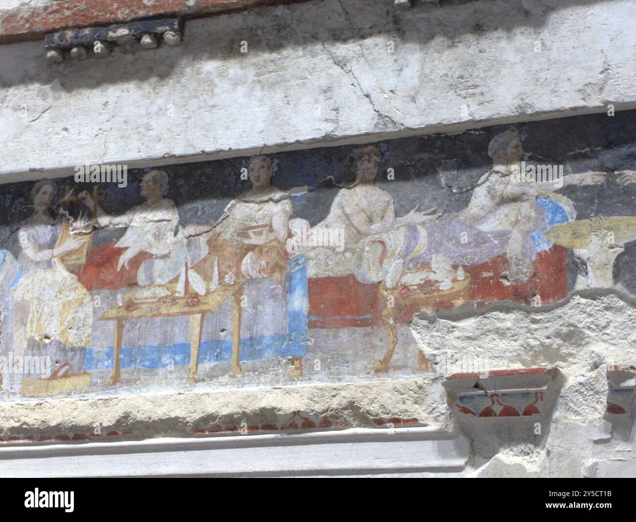 Ancient Macedonian burial art Stock Photo - Alamy