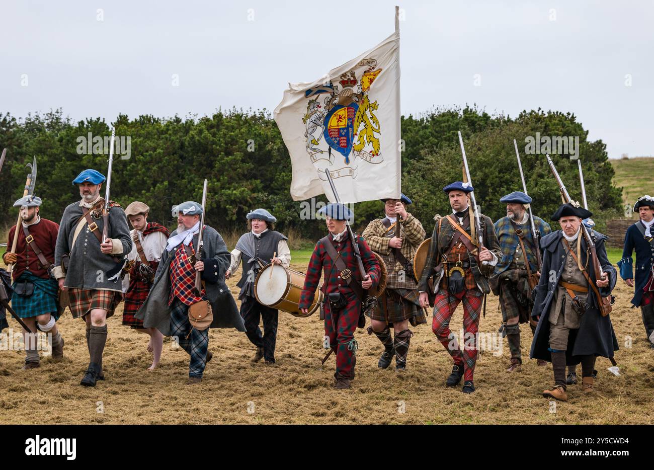 Prestonpans, East Lothian, Scotland, UK, 21st September 2024. Battle of ...