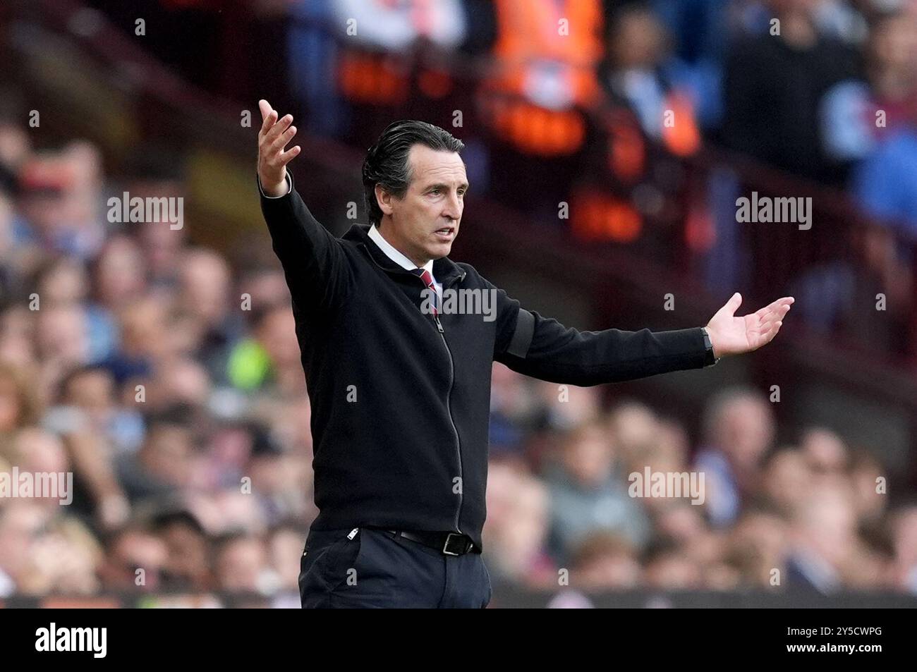 Villa park unai emery manager hi-res stock photography and images - Alamy