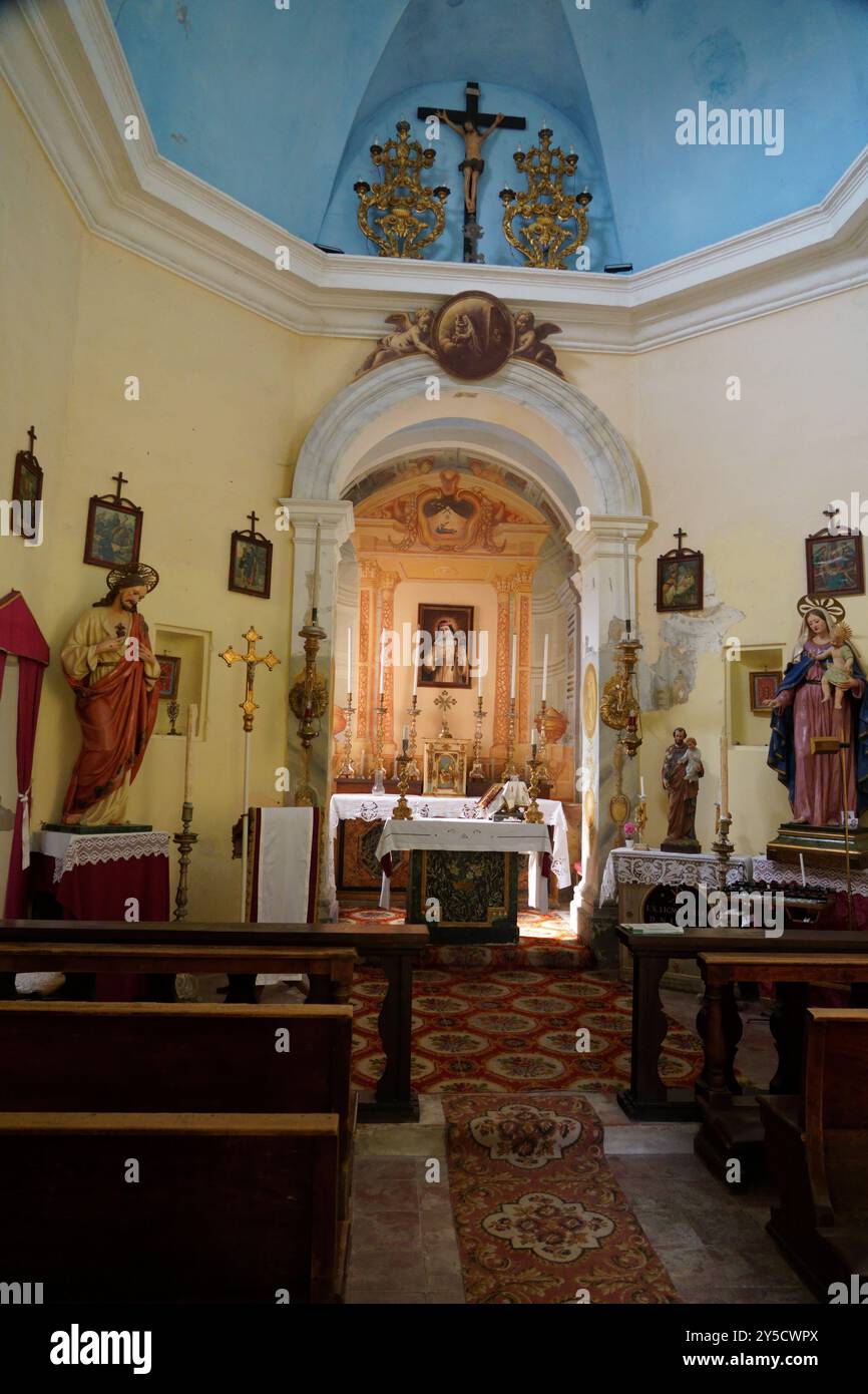 Little Church: Chiesetta Santa Rosa da Lima (Godo, Italy Stock Photo ...