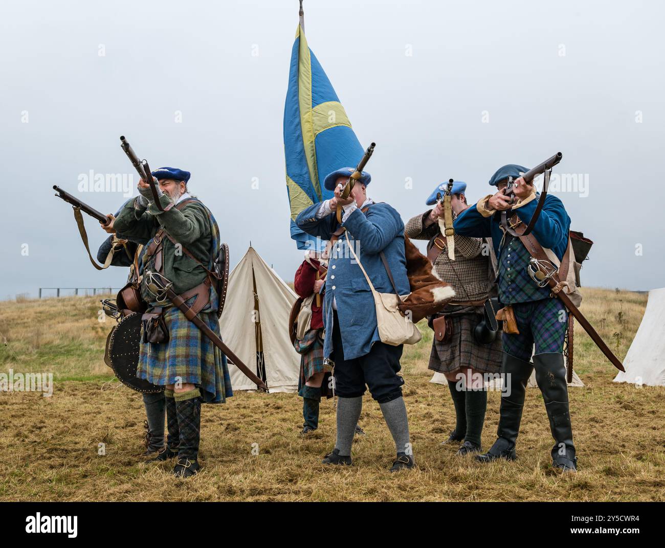 Prestonpans, East Lothian, Scotland, UK, 21st September 2024. Battle of ...