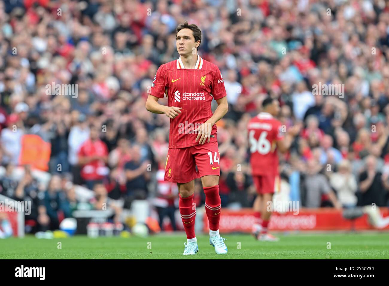 Federico Chiesa of Liverpool during the Premier League match Liverpool ...