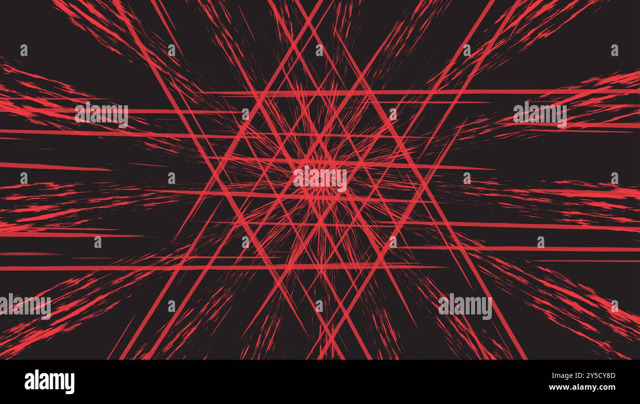 A mystical dark red pattern. Mysterious cosmic illustration. Abstract ...