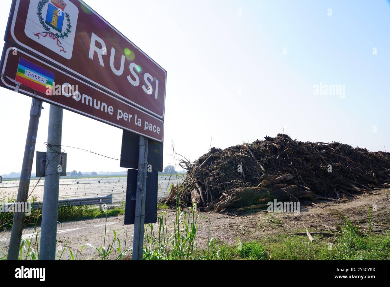 Romagna flooding 2024: Lamone area Stock Photo - Alamy