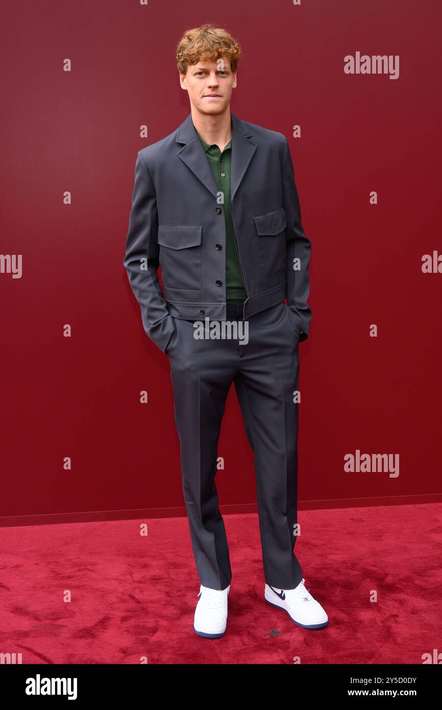 Jannik Sinner Milan Fashion Week - Women S/S 2025 Gucci fashion show ...