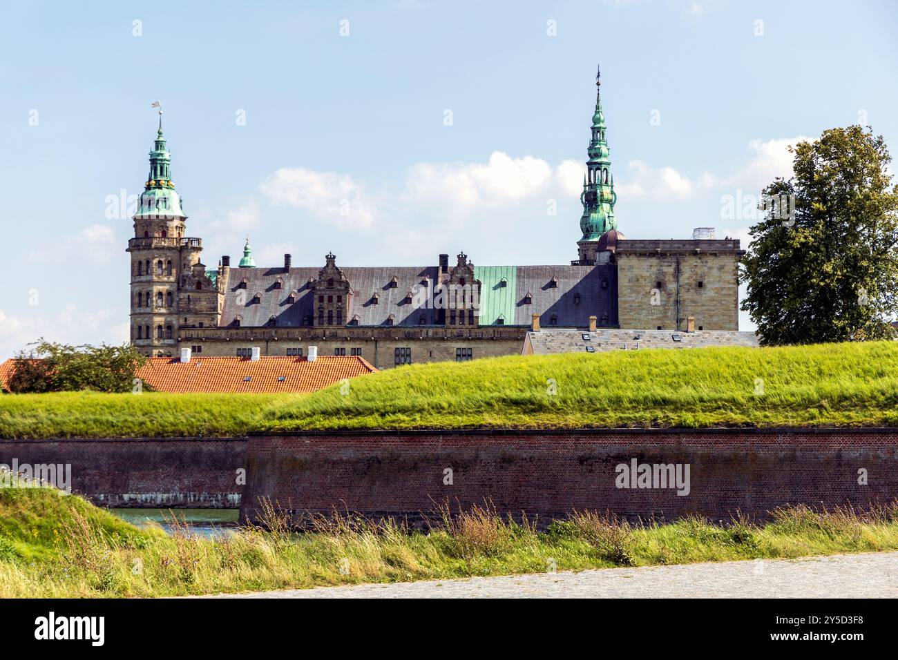 Beautiful Kronborg castle Elsinore city in Denmark Stock Photo - Alamy