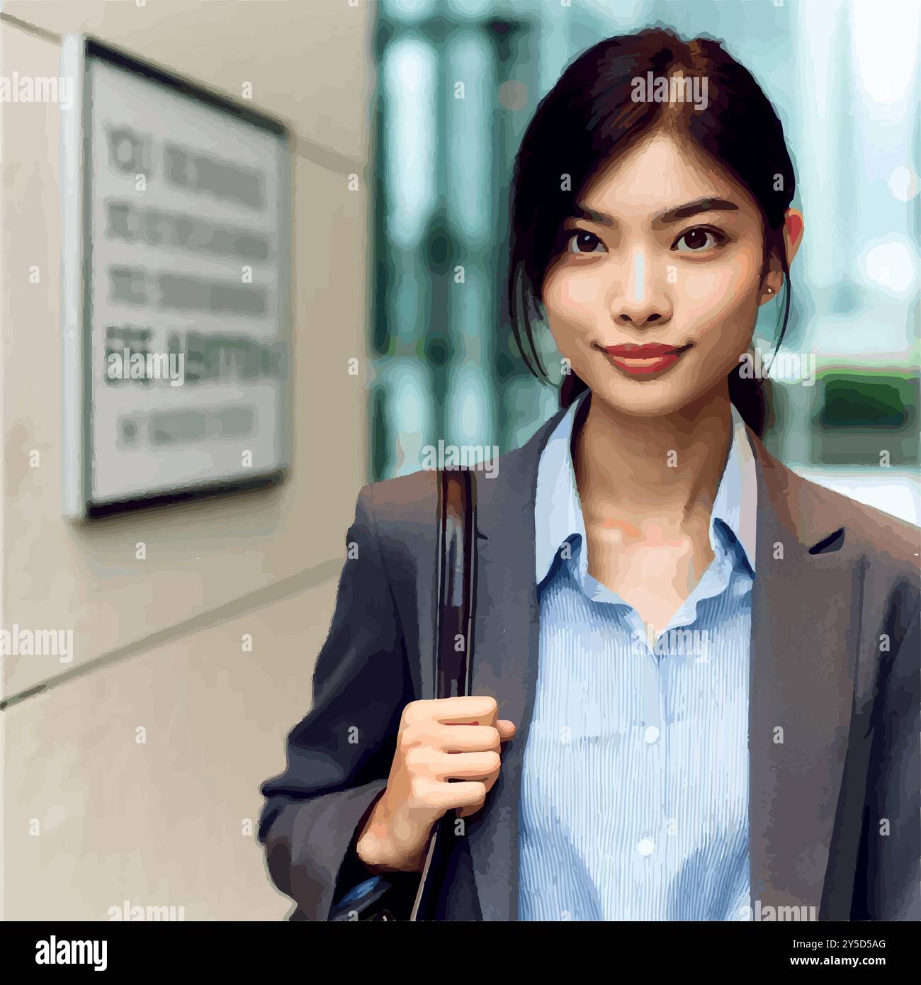 Stunning beautiful woman Stock Vector Images - Alamy