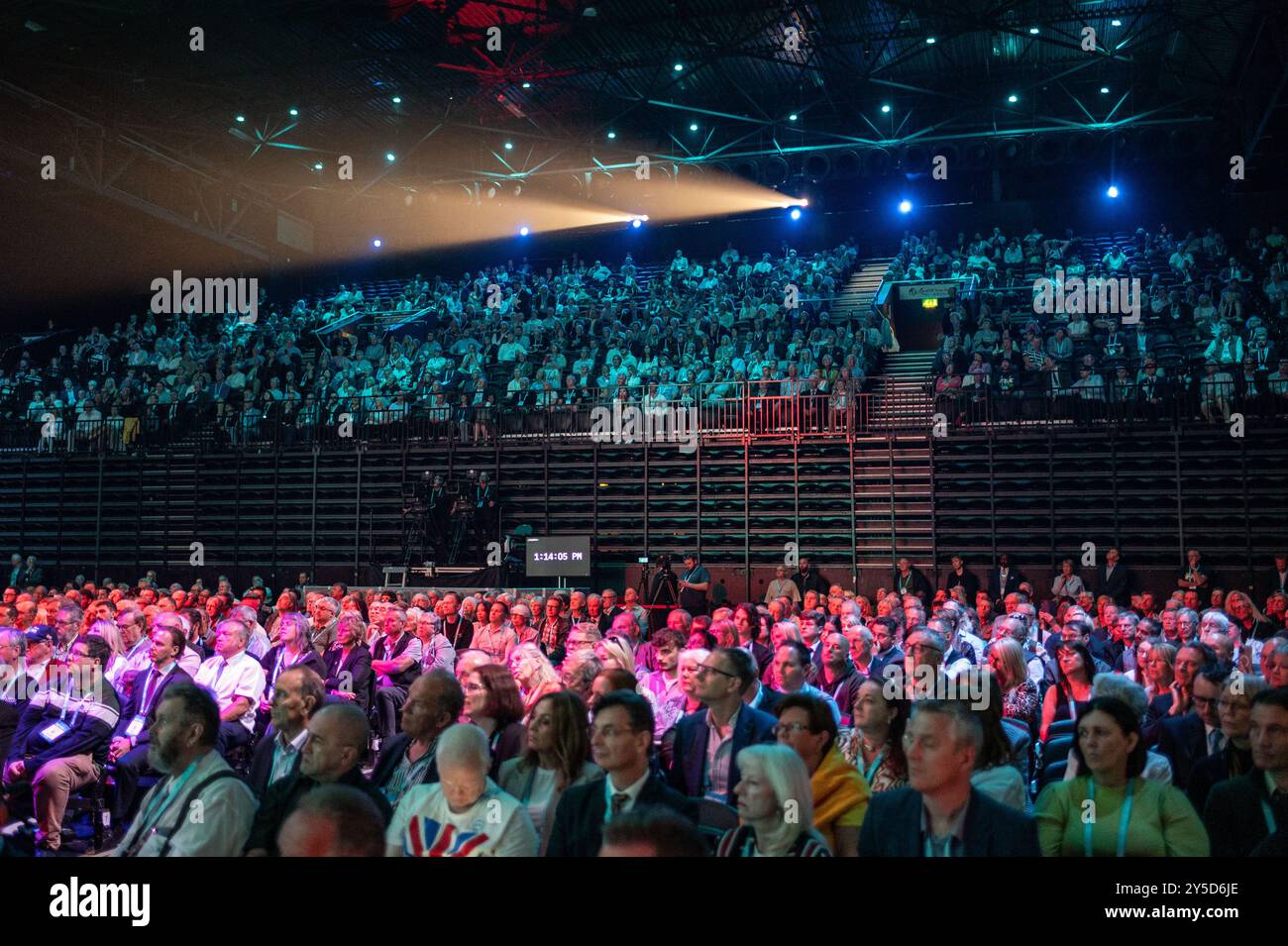 Birmingham, UK. 21st Sep, 2024. A view of the crowd on the last day of ...