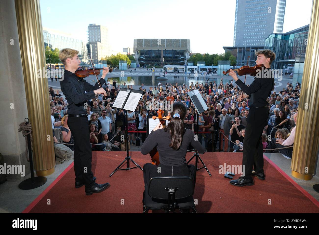 Leipzig, Germany. 21st Sep, 2024. Graduates of the Johann Sebastian ...