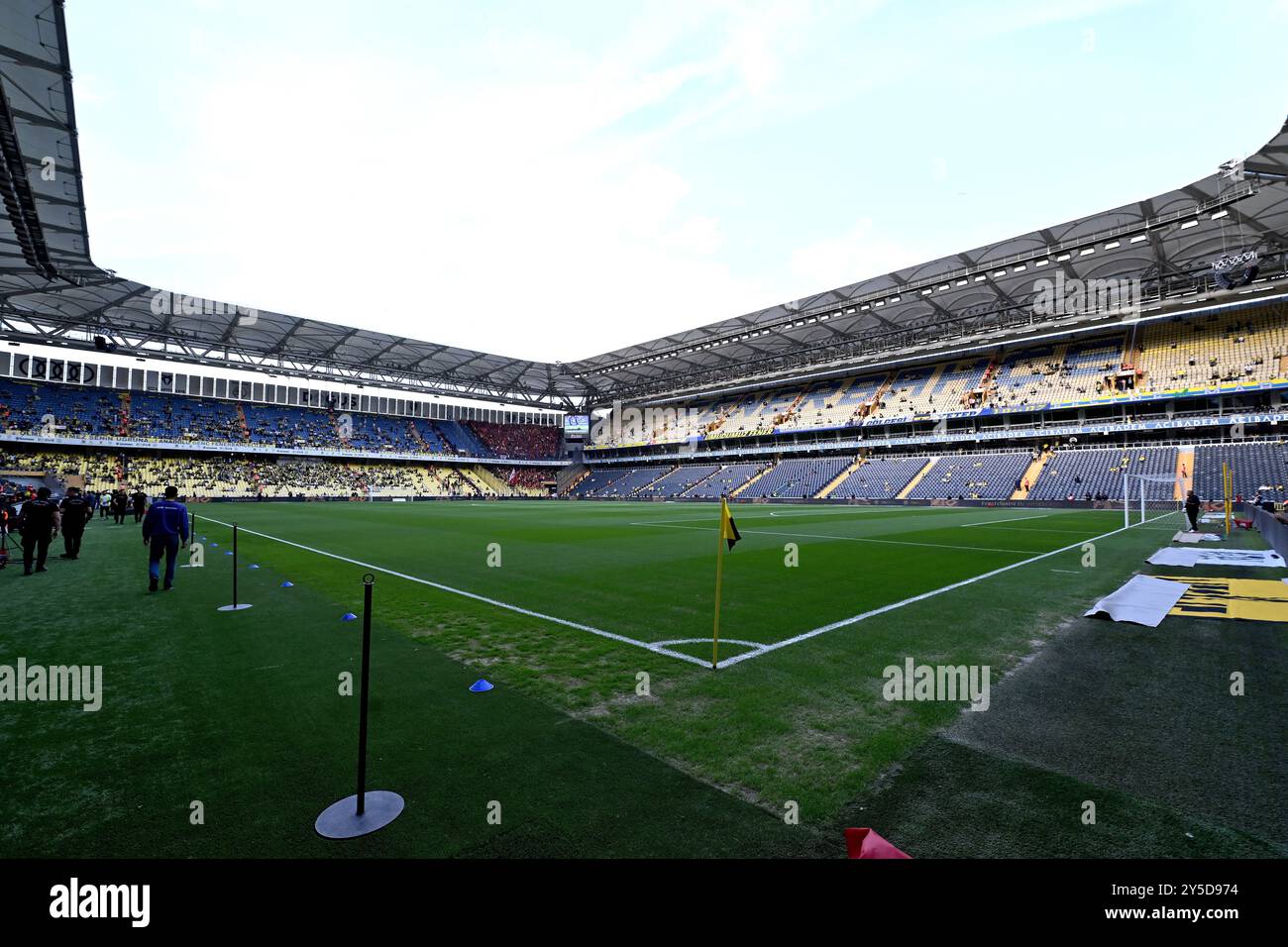ISTANBUL - Ulker stadium prior to the Turkish Superlig match between ...