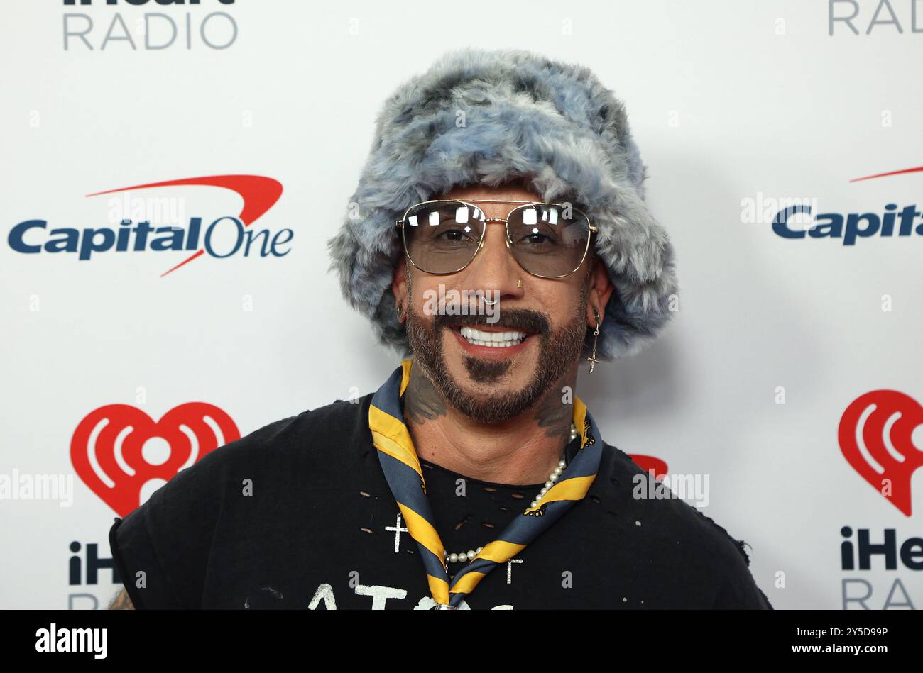 Las Vegas, USA. 20th Sep, 2024. AJ McLean arriving at the 2024 ...