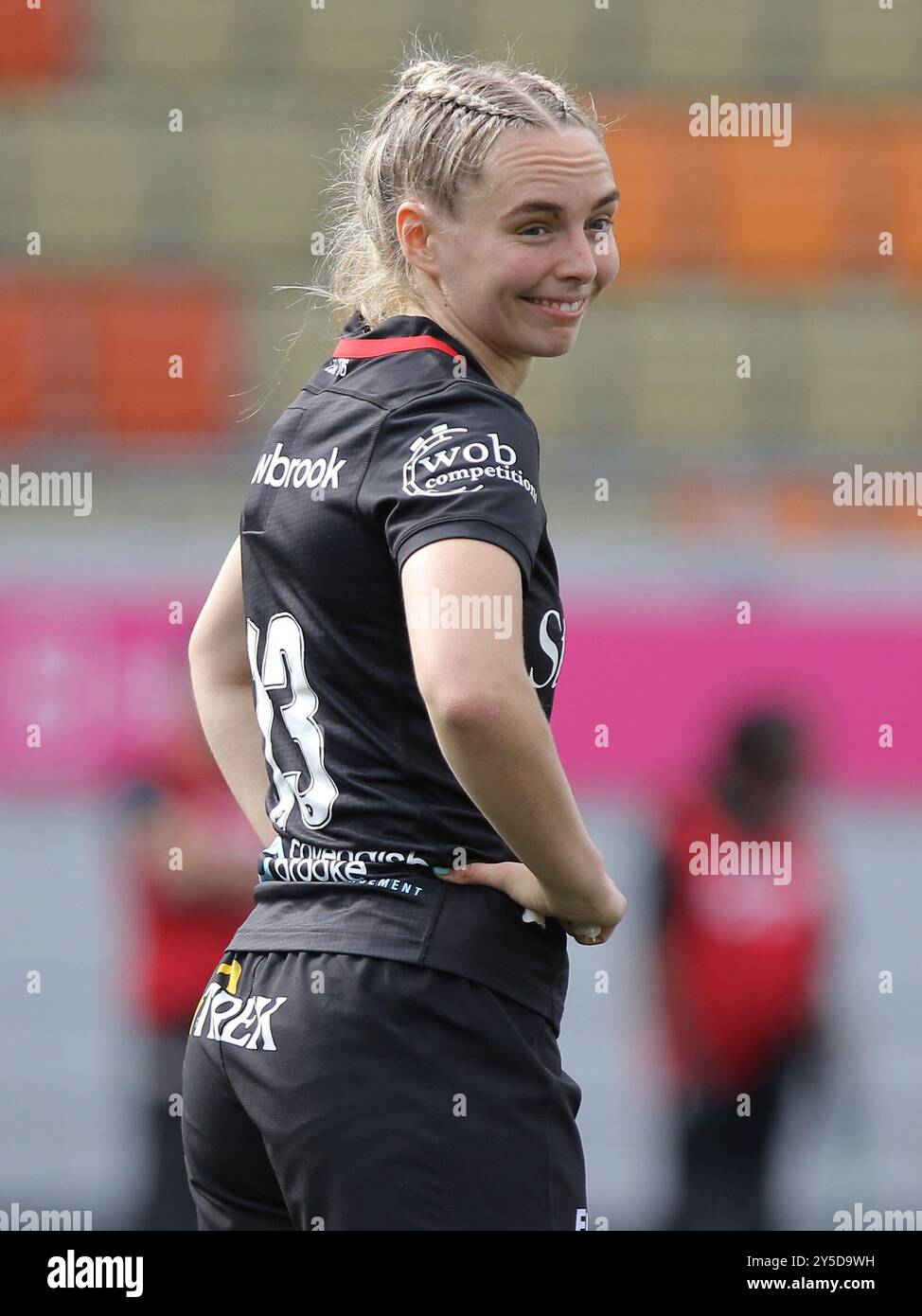London, United Kingdom. 21 September, 2024. Emma Hardy of Saracens ...