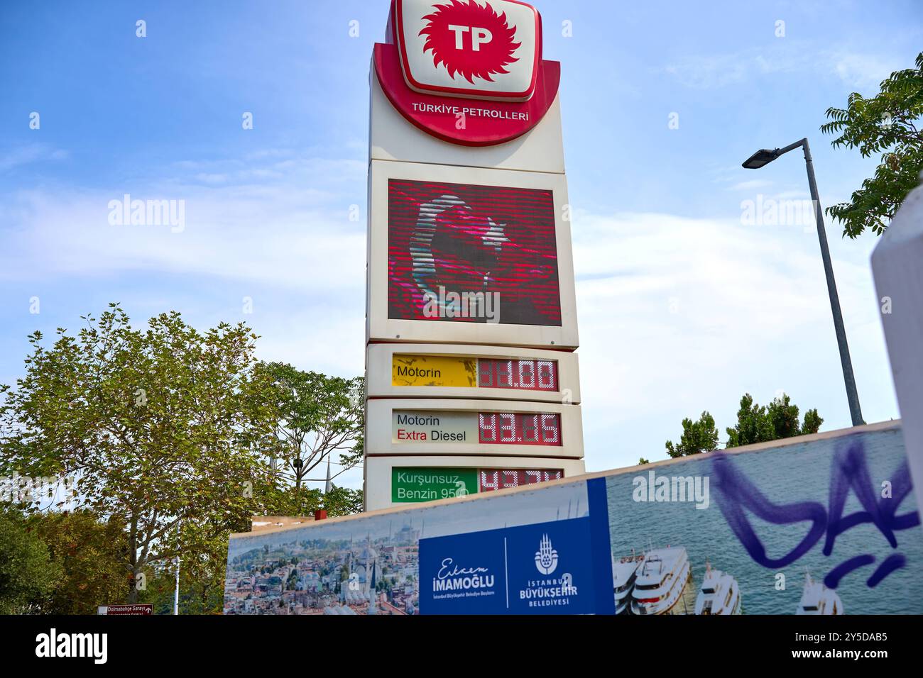 Tankstellenanzeige hi-res stock photography and images - Alamy