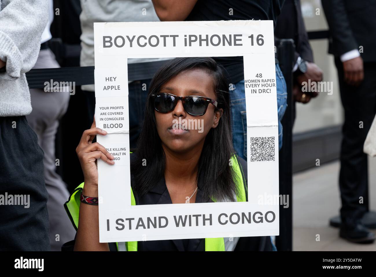London, UK. 21 September, 2024. In a protest timed to coincide with the ...