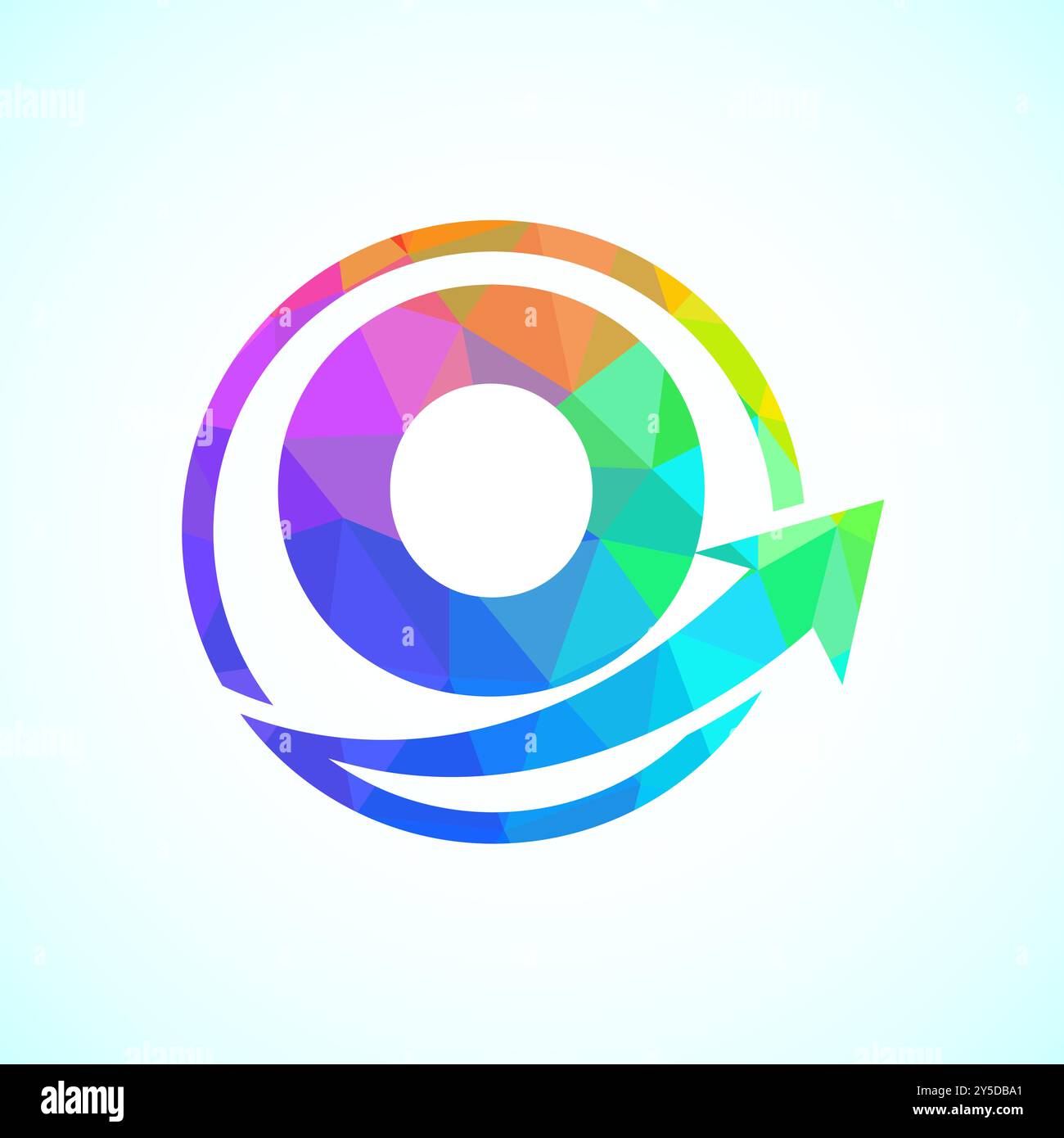 Initial alphabet logo design incorporated with the arrow. Financial or ...