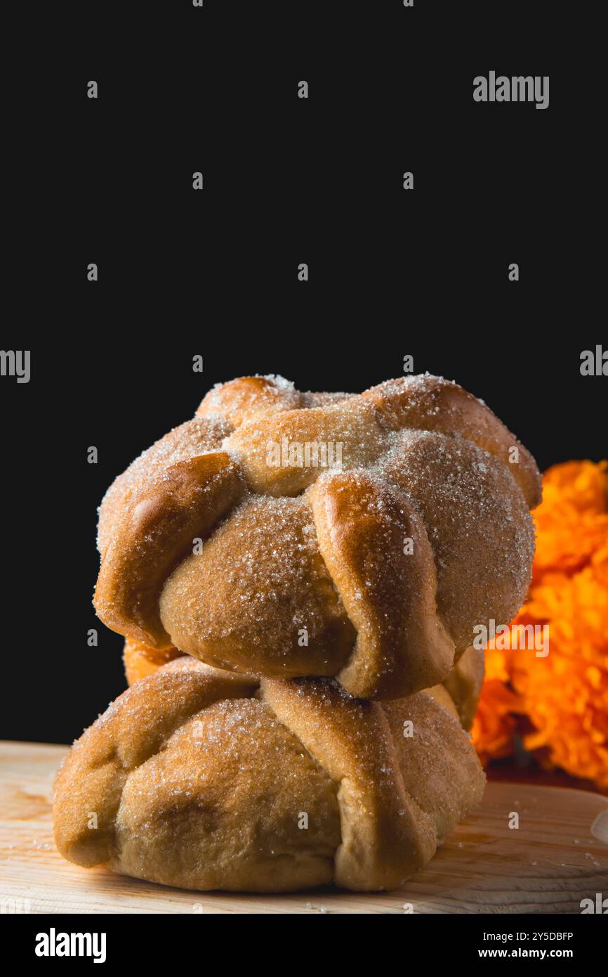 Photographs of the bread of the dead in the festivities of the day of ...